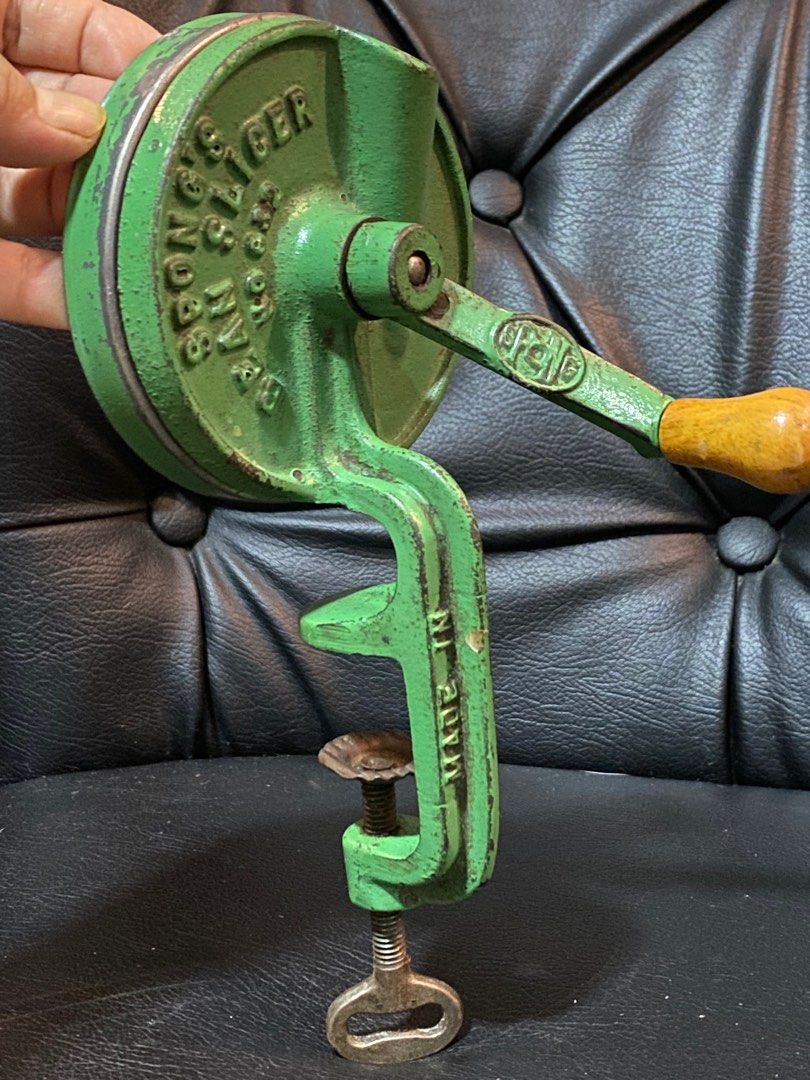 Vintage Spong meat mincer & bean slicer P1,200 for both on Carousell