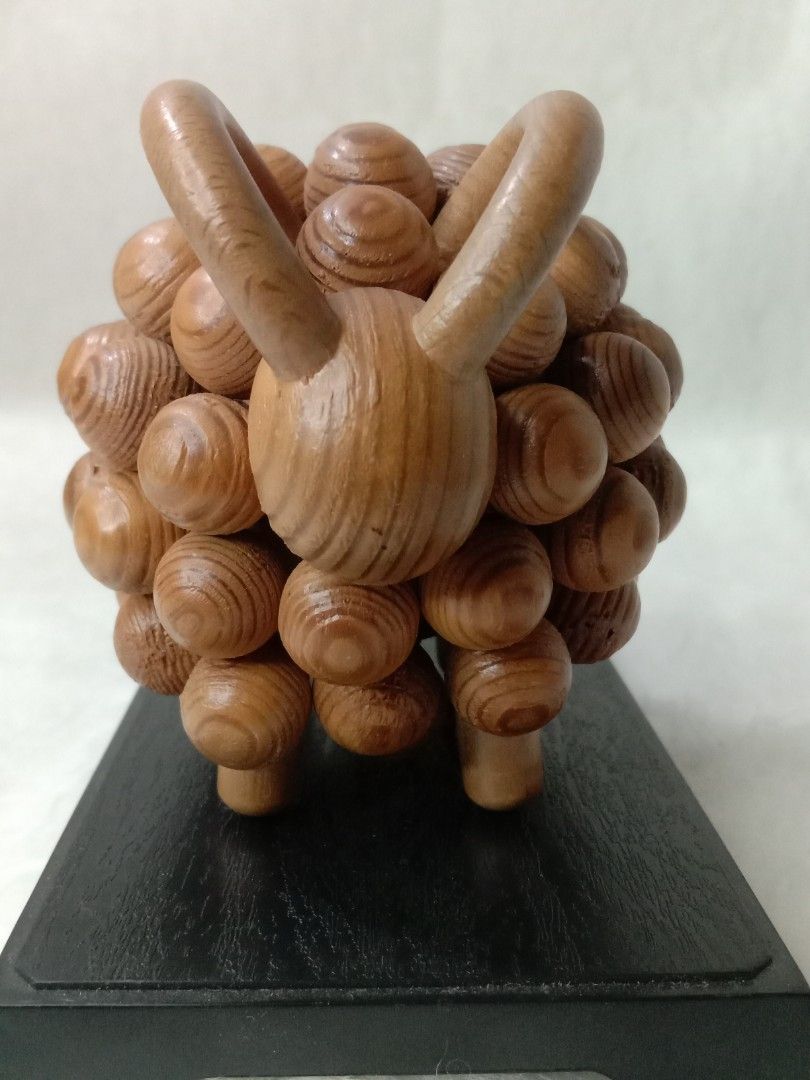 Vintage Wooden Aries Sculpture - Aarikka Finland Passi Ram (Rare Find ...