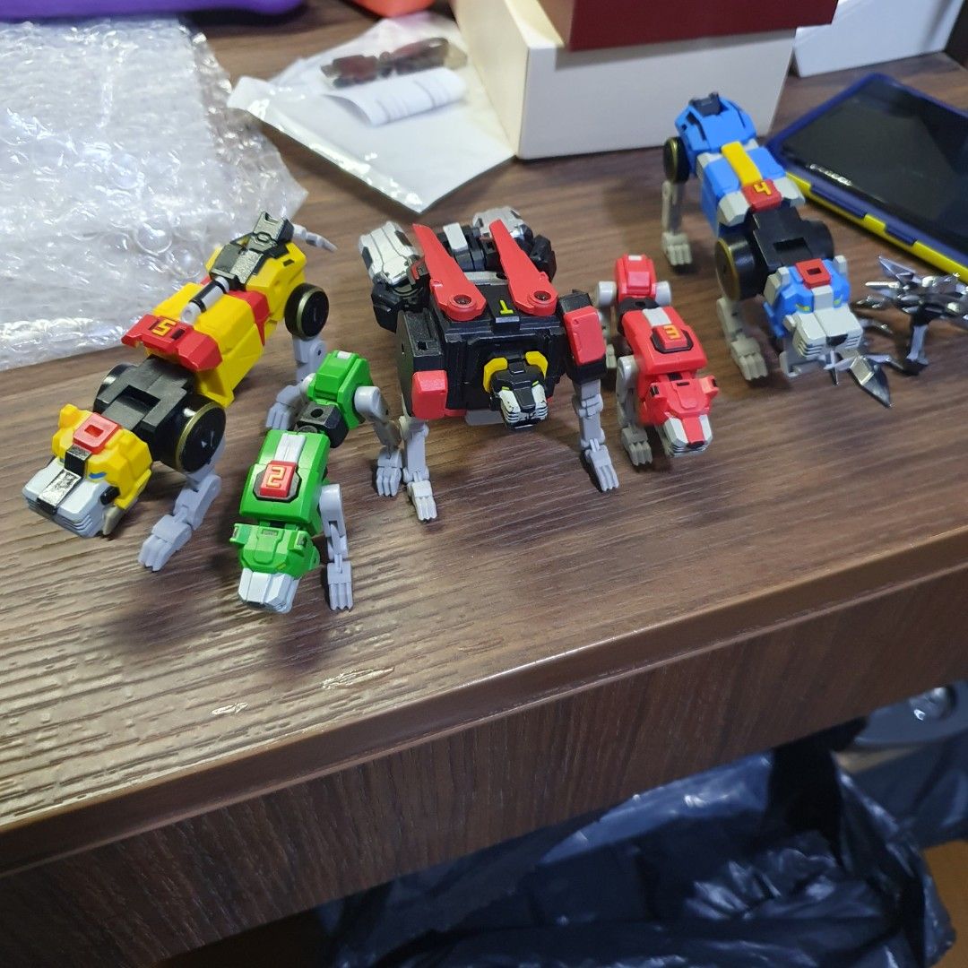 Voltron Golion Lucky Fortune Cat Elvis Micro Cosmos MC-01 Chogokin ...