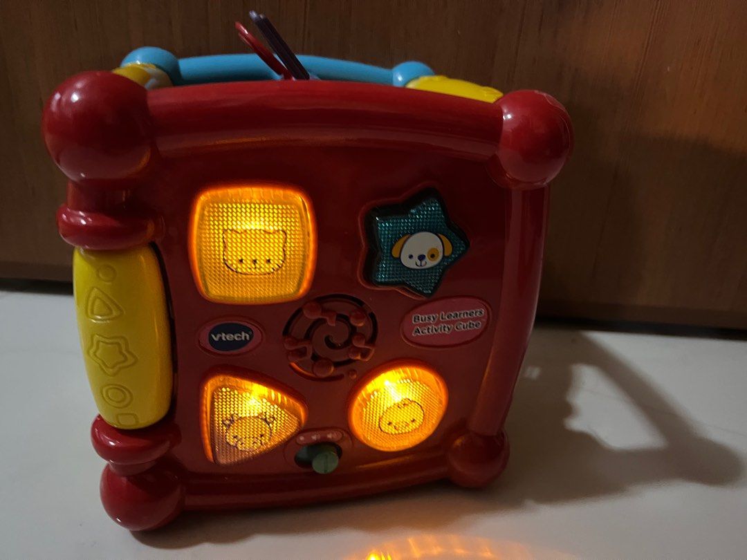 Vtech Busy Learners Activity Cube, Babies & Kids, Infant Playtime on ...
