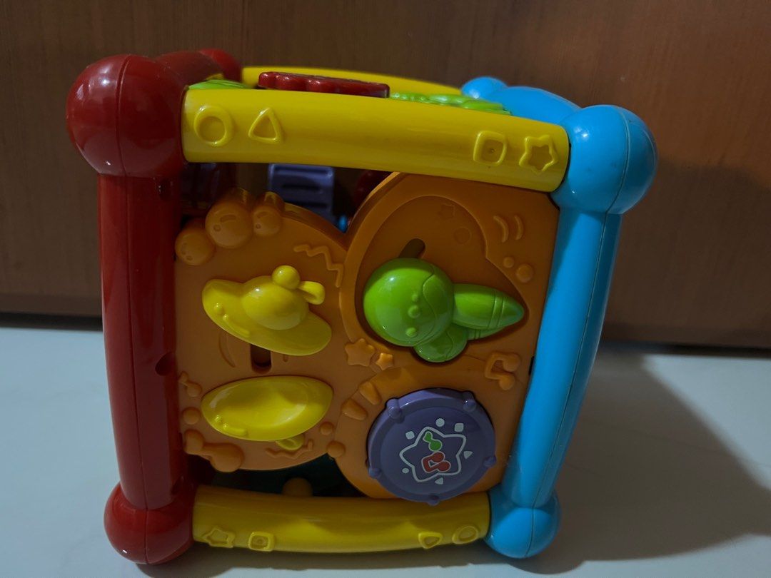 Vtech Busy Learners Activity Cube, Babies & Kids, Infant Playtime on ...