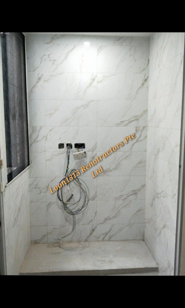 Wall + Floor Tiles Overlay Works Completed!!!, Home Services ...