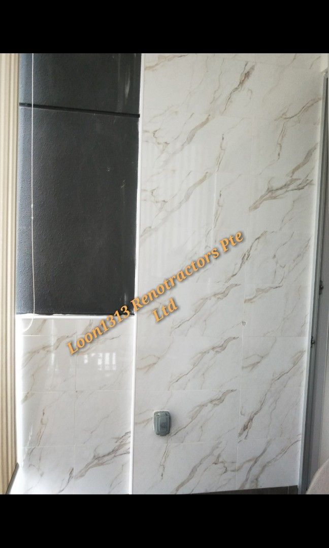 Wall + Floor Tiles Overlay Works Completed!!!, Home Services ...