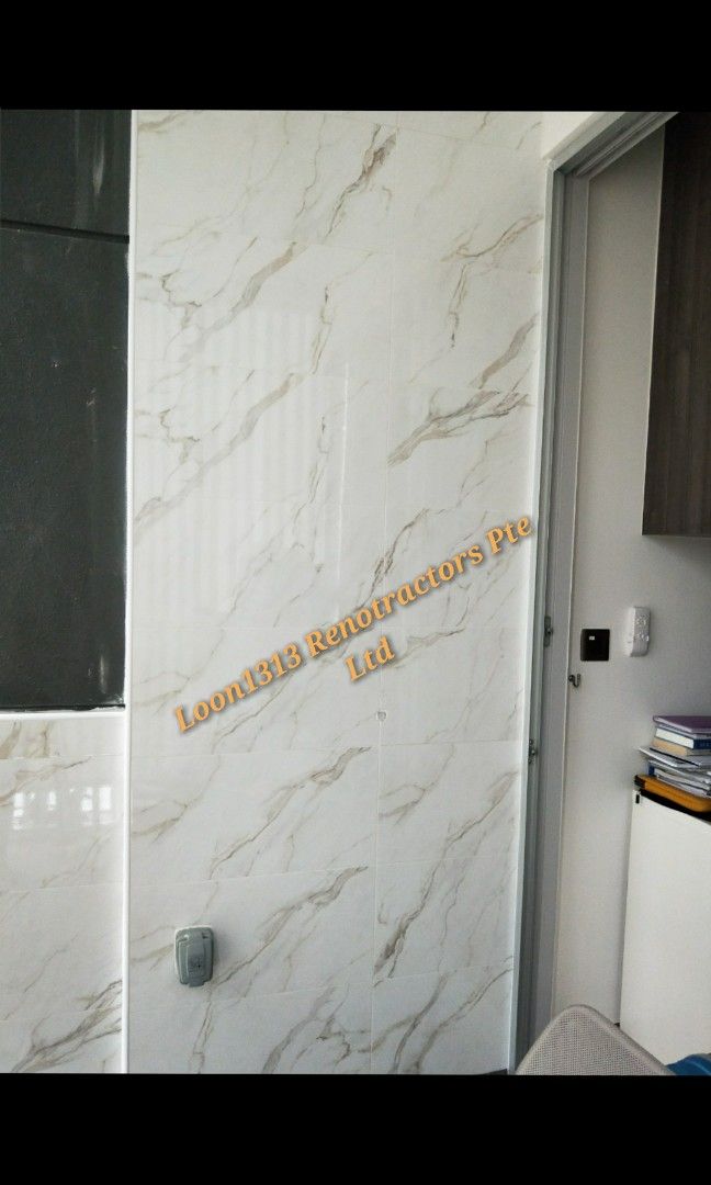 Wall + Floor Tiles Overlay Works Completed!!!, Home Services ...