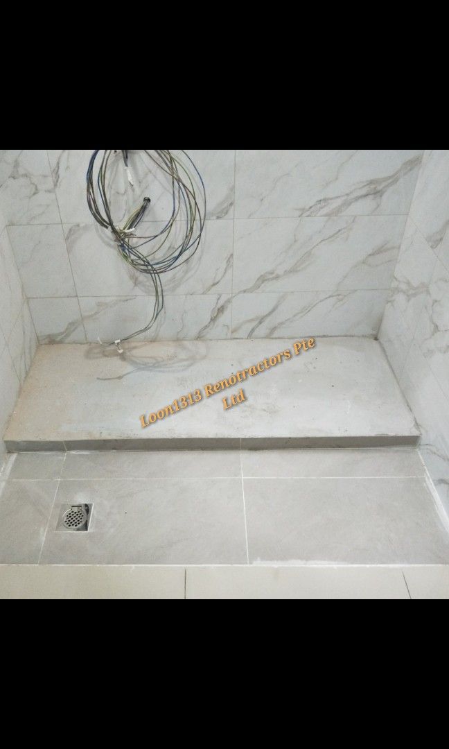 Wall + Floor Tiles Overlay Works Completed!!!, Home Services ...