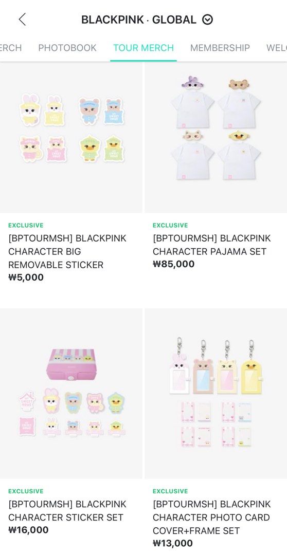WEVERSE MERCH FOR BLACKPINK BORNPINK TOUR, Hobbies & Toys, Memorabilia ...