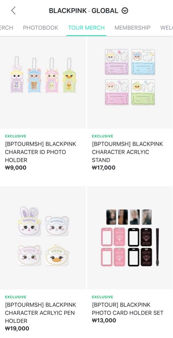 WEVERSE MERCH FOR BLACKPINK BORNPINK TOUR, Hobbies & Toys, Memorabilia ...