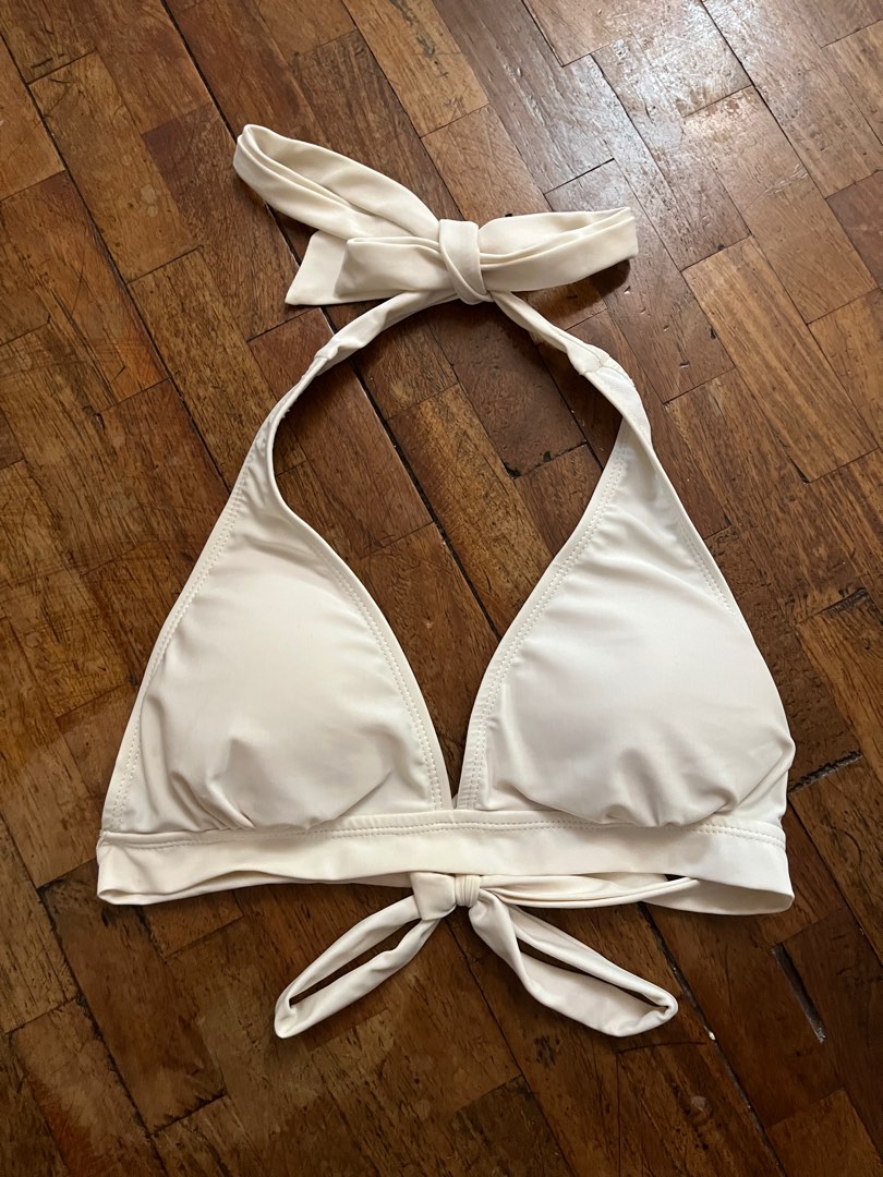 White Triangle Bikini Top On Carousell