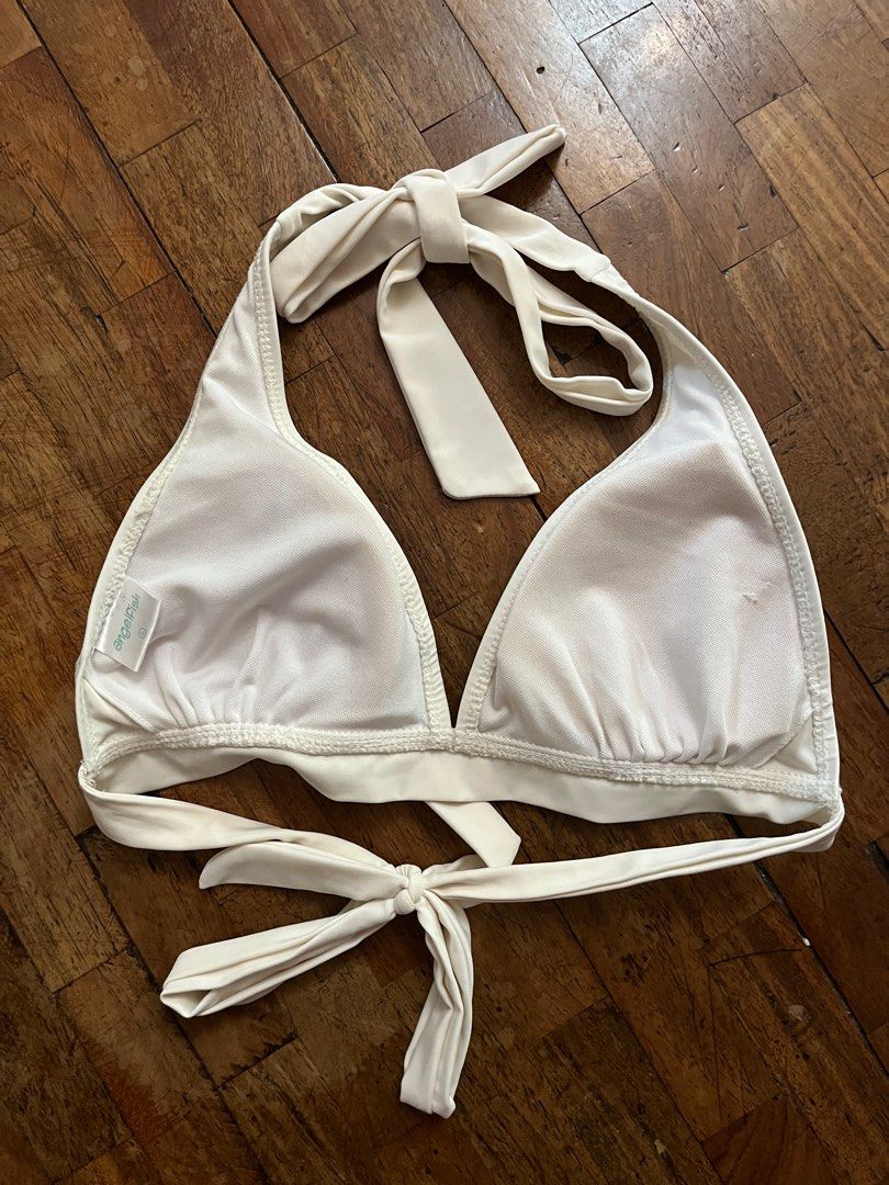 White triangle bikini top on Carousell