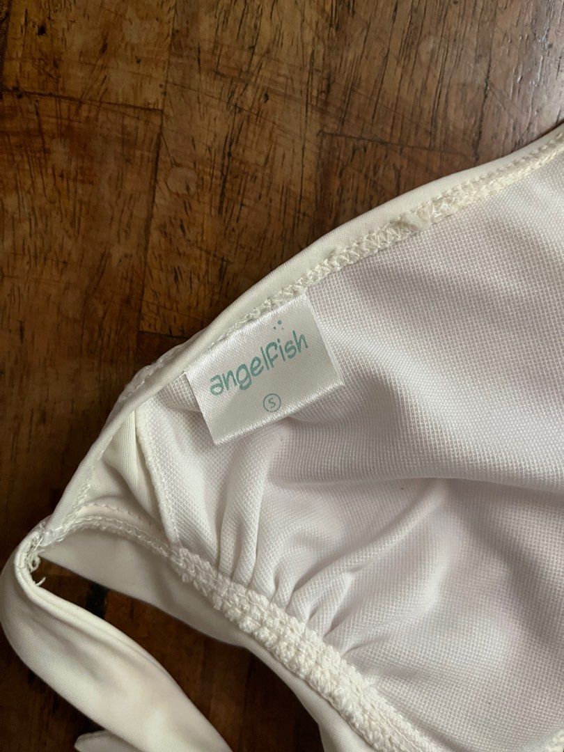 White triangle bikini top on Carousell