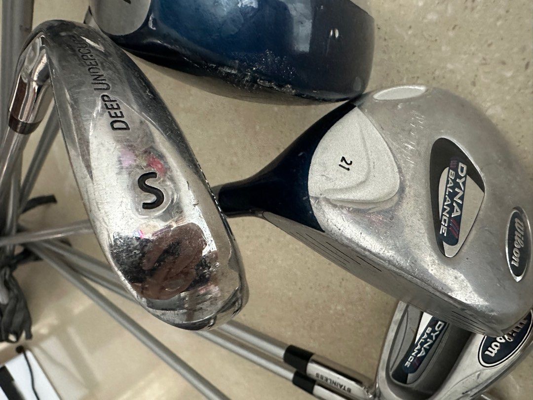 Wilson Goft Set Dyna Balance (10 sticks), Olah Raga, Perlengkapan ...