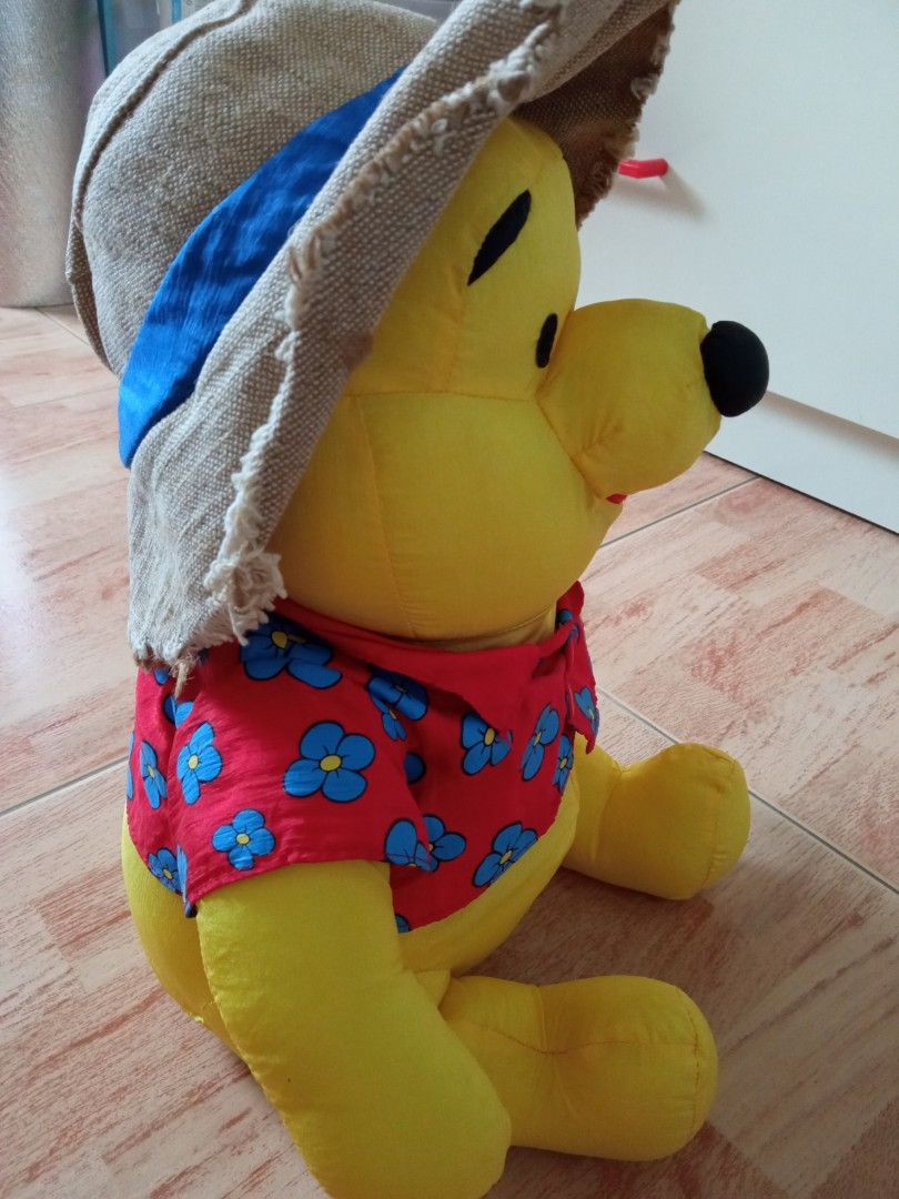 Winnie the Pooh with Canvas Hat, Babies & Kids, Infant Playtime on ...