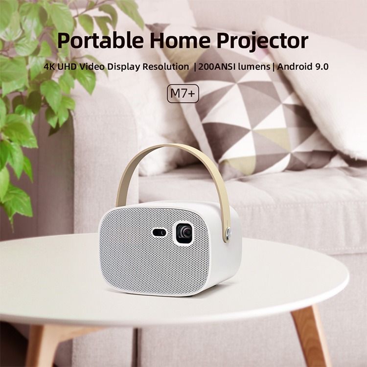 Wowoto M7+ 1080P FHD 4K Smart Android Portable Projector, TV & Home ...