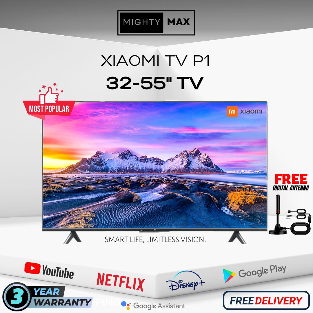[3-Year Official Warranty]NEW 2023 MI TV 32-75 Inch P1 P1E Q1E A2 Smart ...