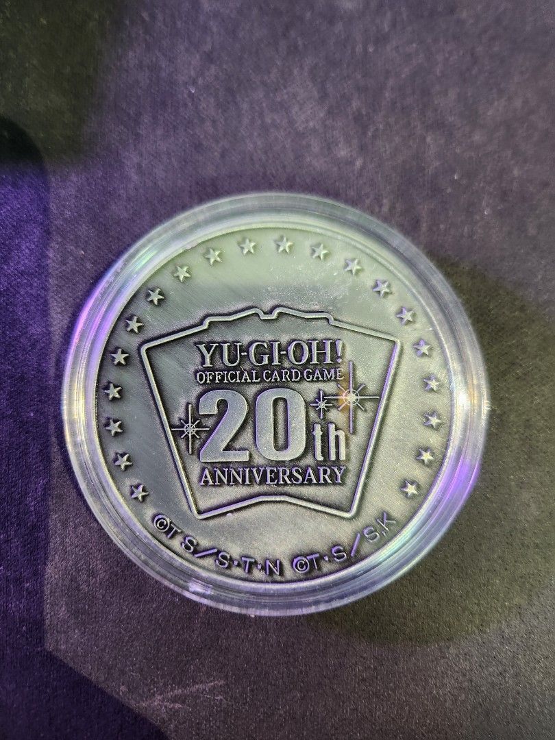 YUGIOH 20TH ANNIVERSARY COIN OBELISK, Hobbies & Toys, Toys & Games on ...