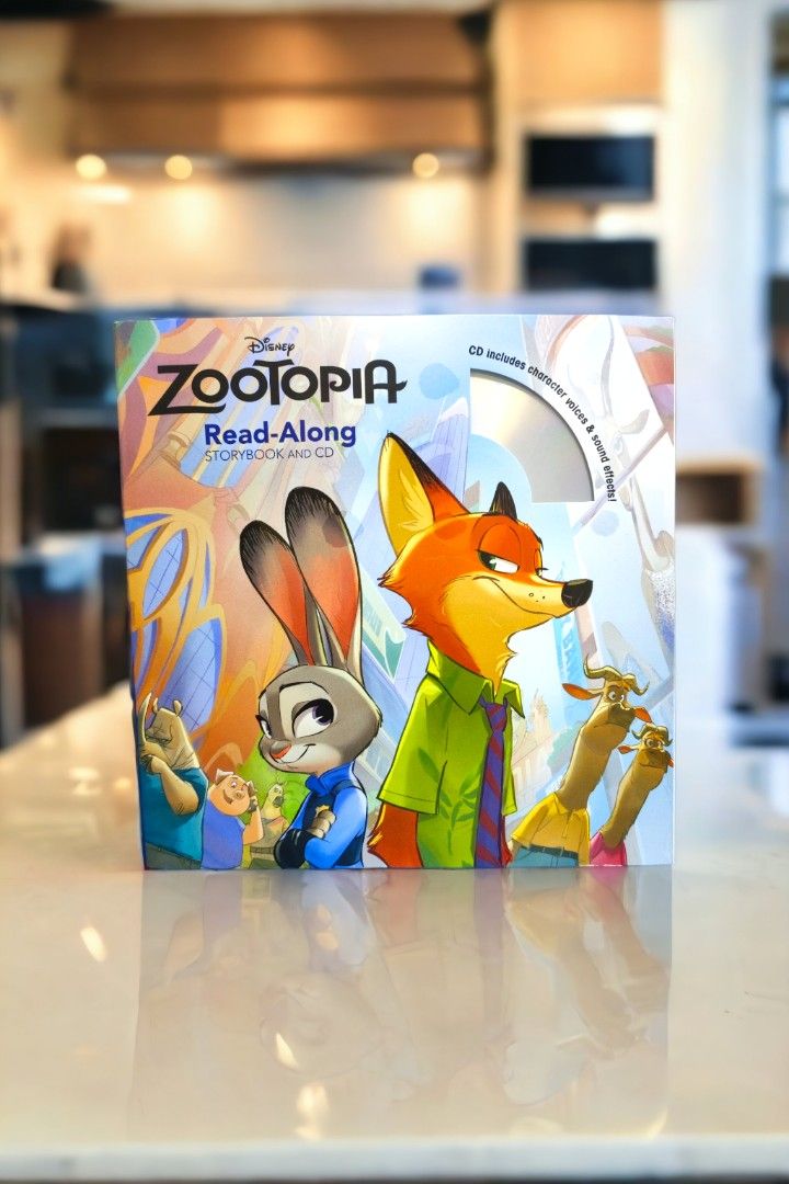Zootopia Disney Story book with CD on Carousell