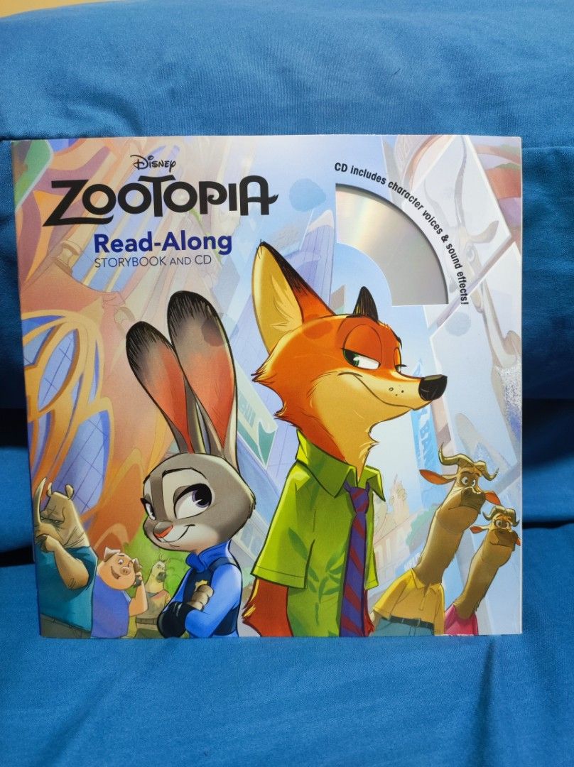 Zootopia Disney Story book with CD on Carousell