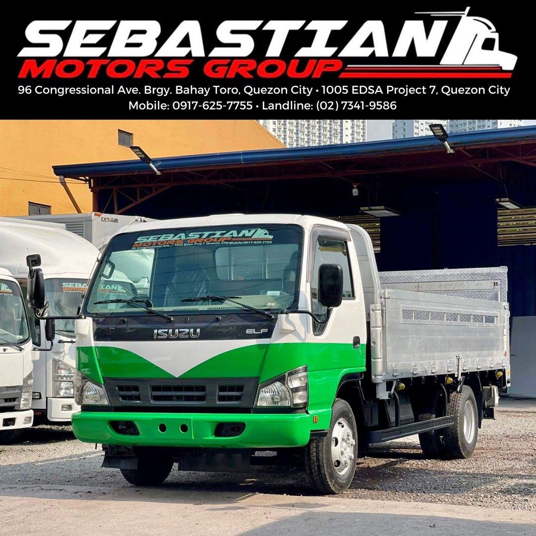 2023 Isuzu Elf Aluminum Dropside 14.10ft. NPR with Power Lifter Molye 6 ...