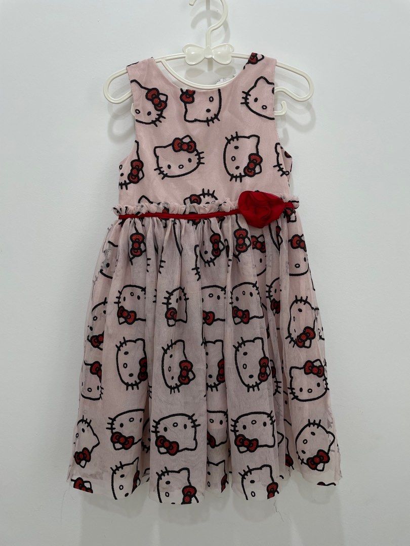 H&M Hello Kitty Lace Dress, Babies & Kids, Babies & Kids Fashion on ...