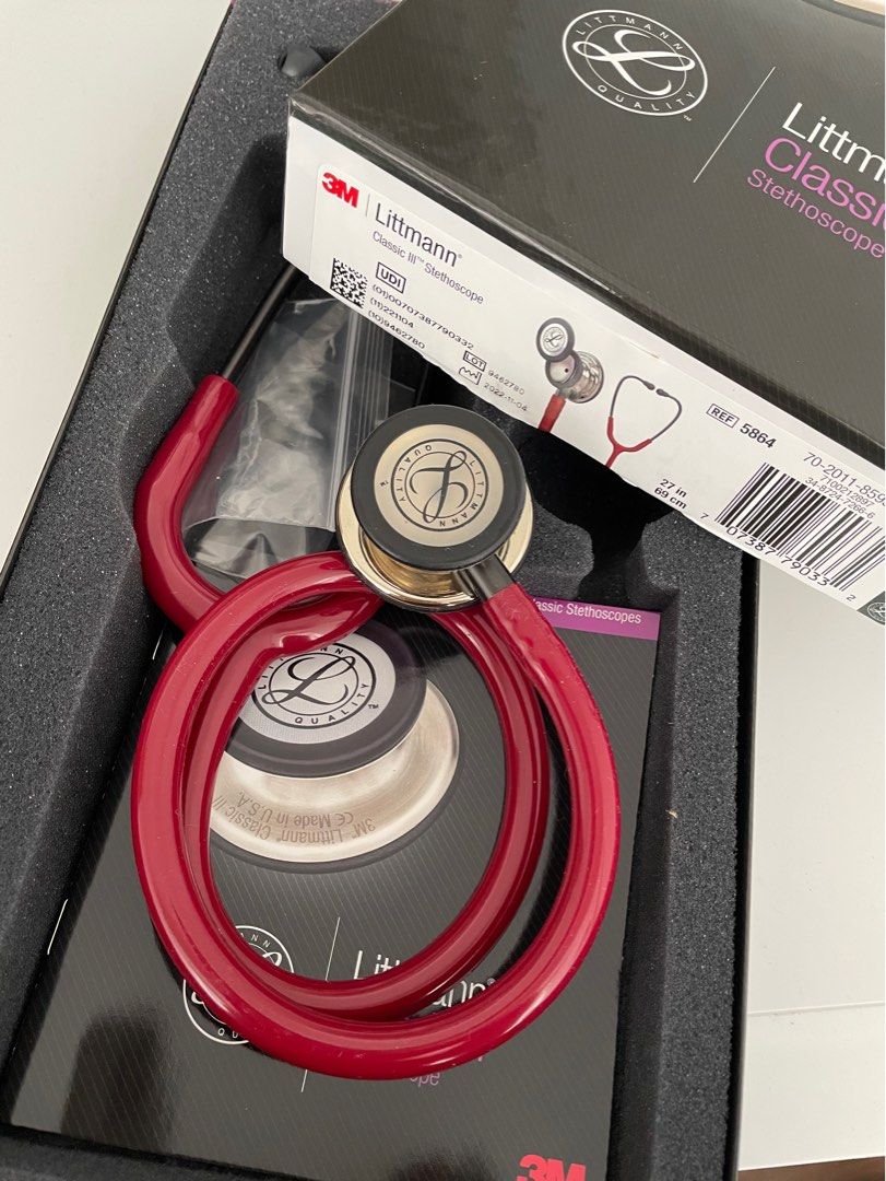 特價!! 3M Littmann 經典III型醫用聽診器 5864 Champagne - Finish Chestpiece ...