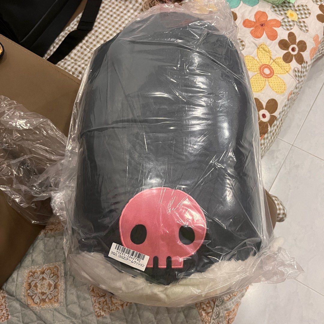 50CM SUPER HUGE Kuromi Skull Head Shiny Sparkling Dome m giga zakka ...