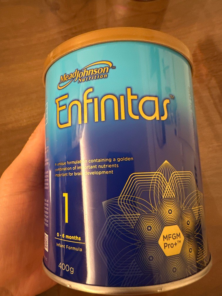 美贊臣 enfinitas 1 400g, 兒童＆孕婦用品, 護理及餵哺, 護理及餵哺 - 母乳及奶瓶 - Carousell