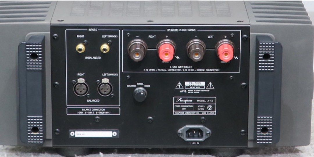 Accuphase A45 Class A Power Amp Audio Other Audio Equipment On Carousell Accuphase A45 Class A Power Amp Audio Other Audio Equipment On Carousell