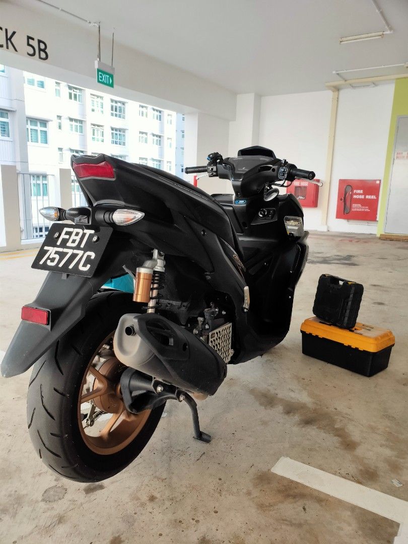 Aerox v2 coverset installation, Motorcycles, Motorcycle Apparel on ...