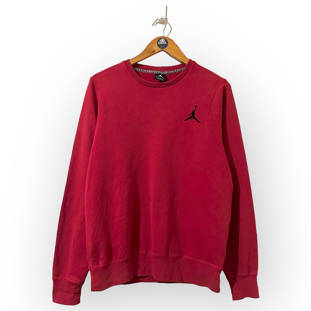 Air Jordan Jumpman Side Logo Red Sweater on Carousell