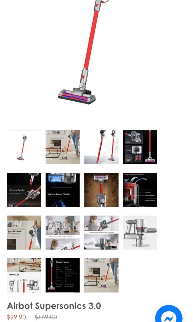 Airbot Supersonic 3.0, TV & Home Appliances, Vacuum Cleaner ...