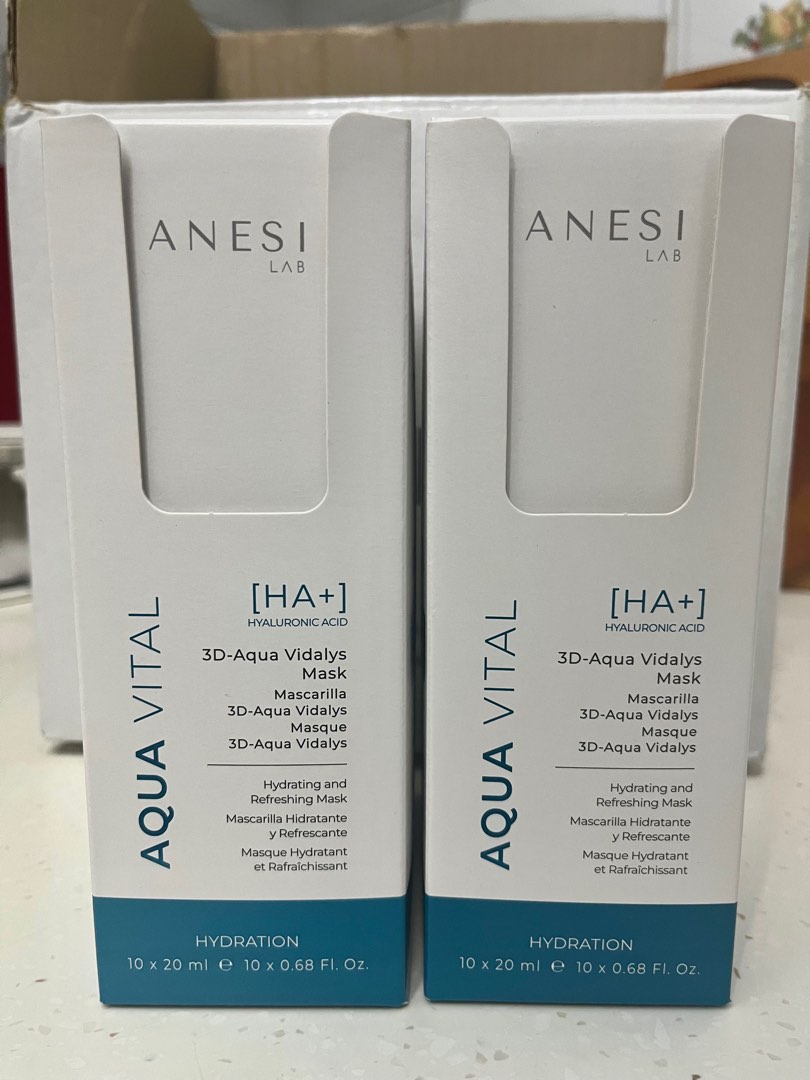 ANESI AQUA VITAL MASK 保濕排毒面膜 新包裝, 美容＆化妝品, 健康及美容 - 皮膚護理, 面部 - 面部護理 ...