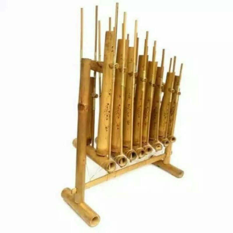 Angklung Bamboo Traditional instrument, Hobbies & Toys, Music & Media ...