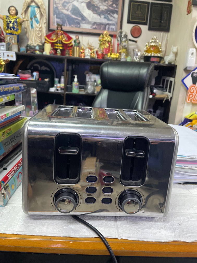 Anko 4 Slice Bread Toaster Stainless on Carousell