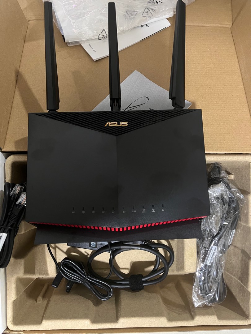 Asus Wifi 6 Router rt-ax86u, Computers & Tech, Parts & Accessories ...