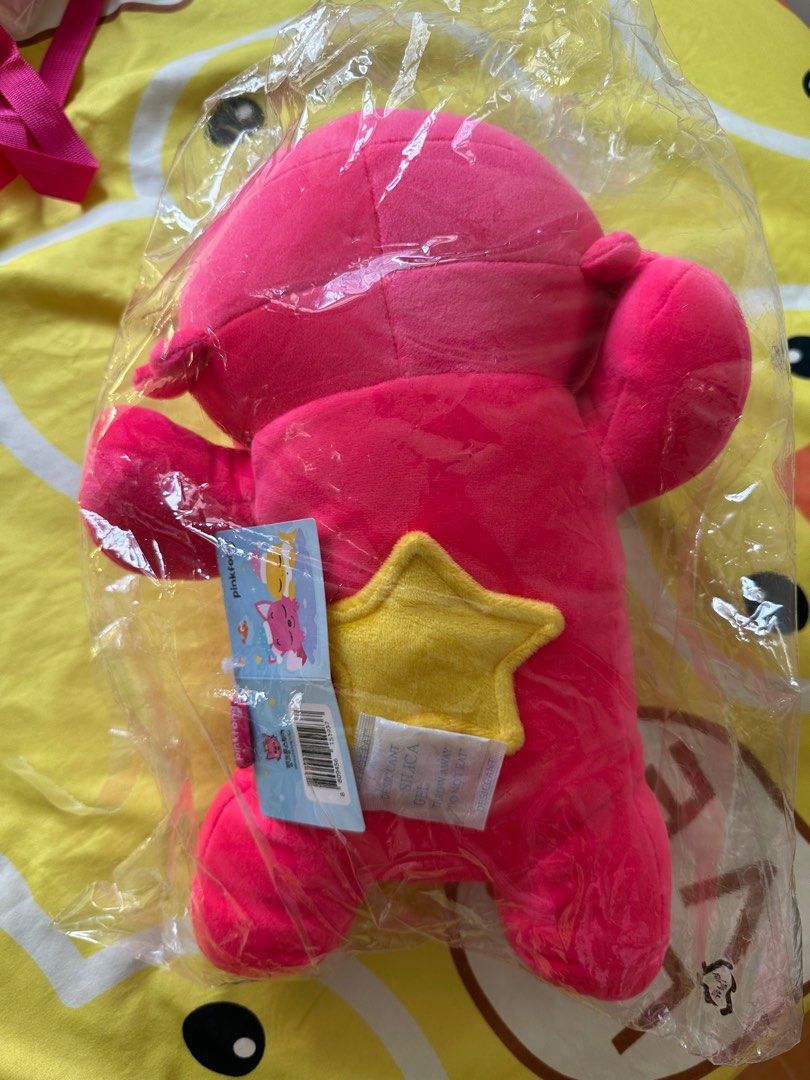 Authentic pink Fong soft toy, Hobbies & Toys, Toys & Games on Carousell