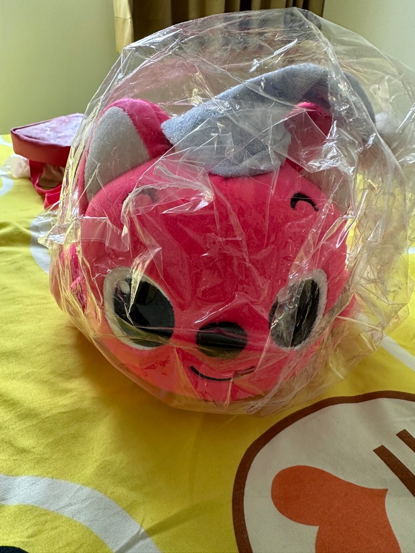 Authentic pink Fong soft toy, Hobbies & Toys, Toys & Games on Carousell