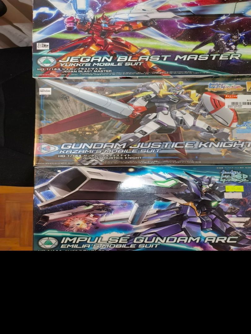 Bandai HG Gunpla with stand and display box: Jegan Blast Master, Arc ...