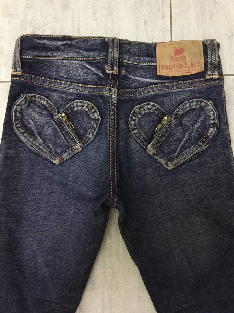 Berry Sweet Juice Jeans, Women's Fashion, Bottoms, Jeans & Leggings on ...