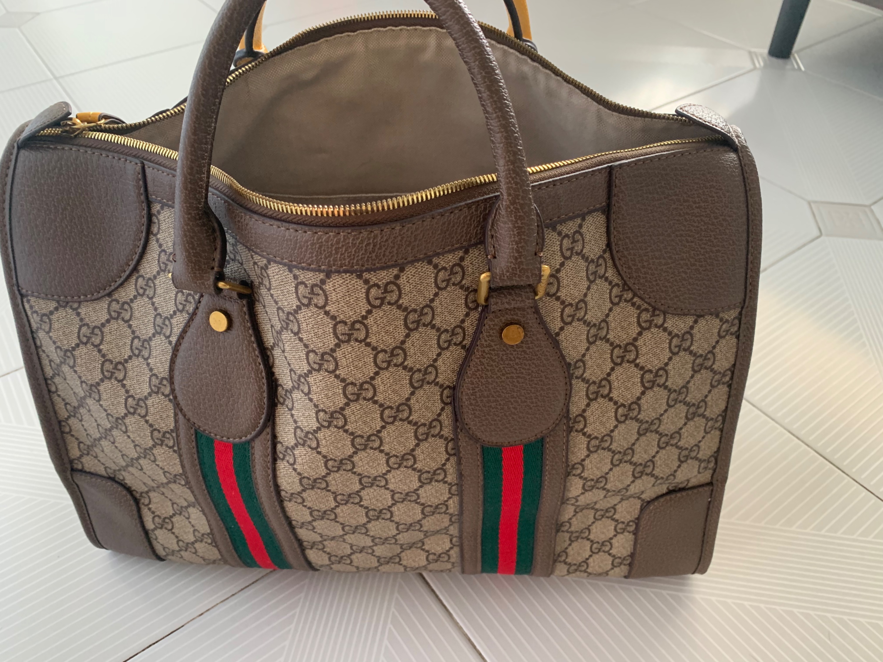 Big Boston bag, Luxury, Bags & Wallets on Carousell