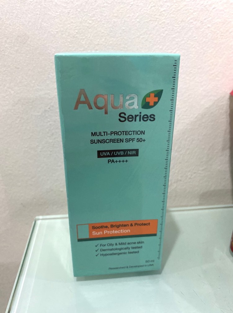 BNIB Aqua Plus Series Multi-Protection Sunscreen Aqua +, Beauty ...