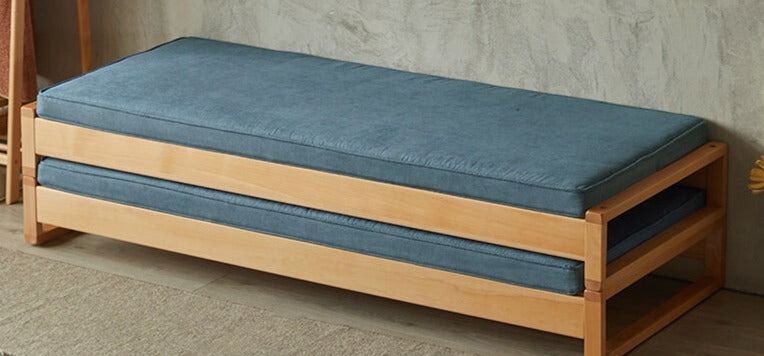 BOOTH SHER ON Scandinavian Japanese Solid Wood Stackable Sofa Bed ...