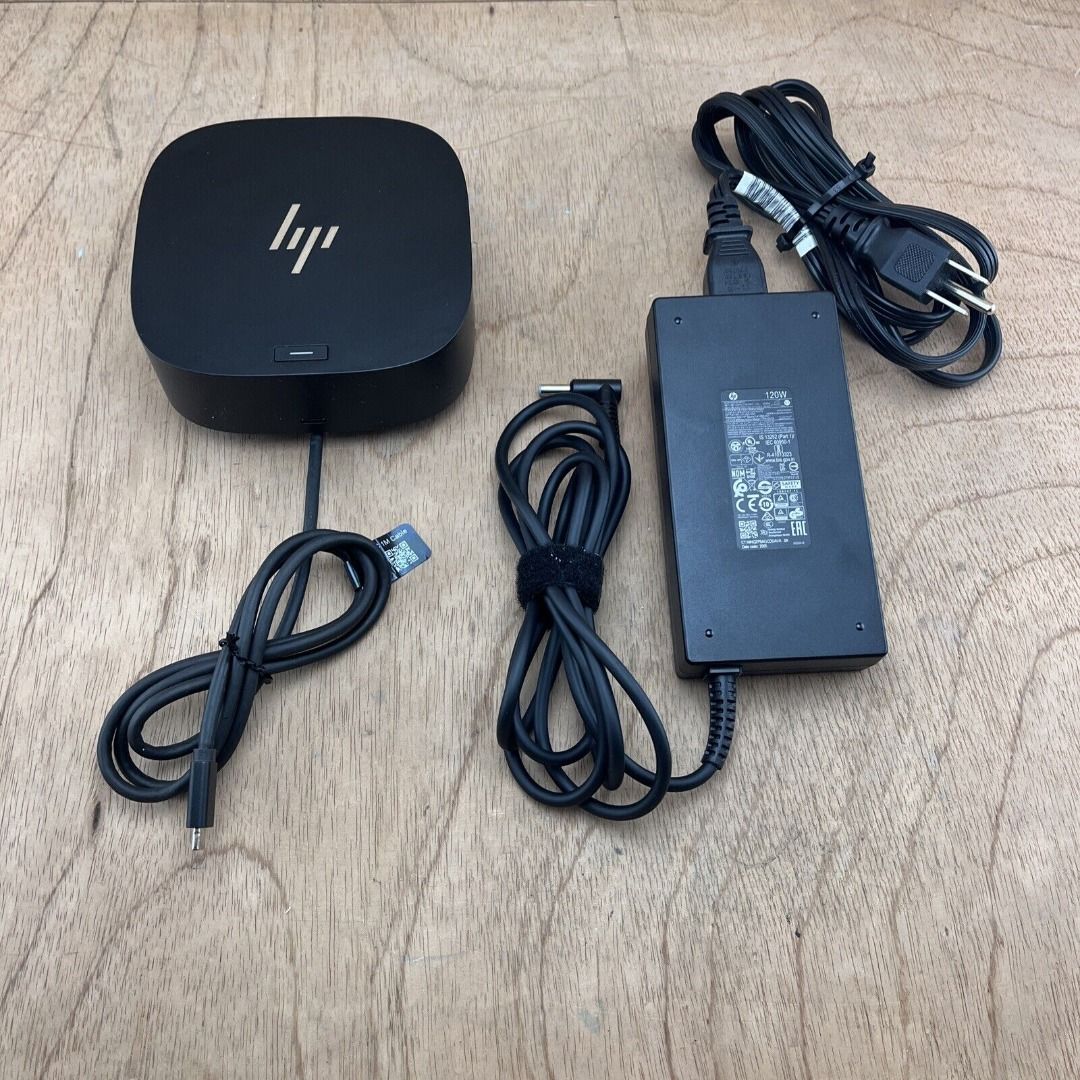 Brand New HP Stylish Docking Station HP HSN IX02 HP USB C Dock Docking Station Kit With 120W