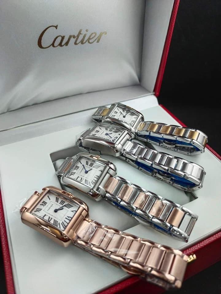 Cartier Square dial, Women's Fashion, Watches & Accessories, Watches on ...
