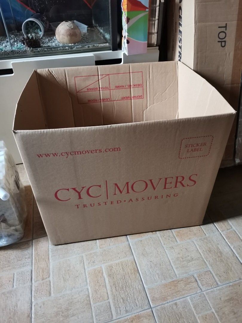 Carton Box for moving, Furniture & Home Living, Home Improvement ...