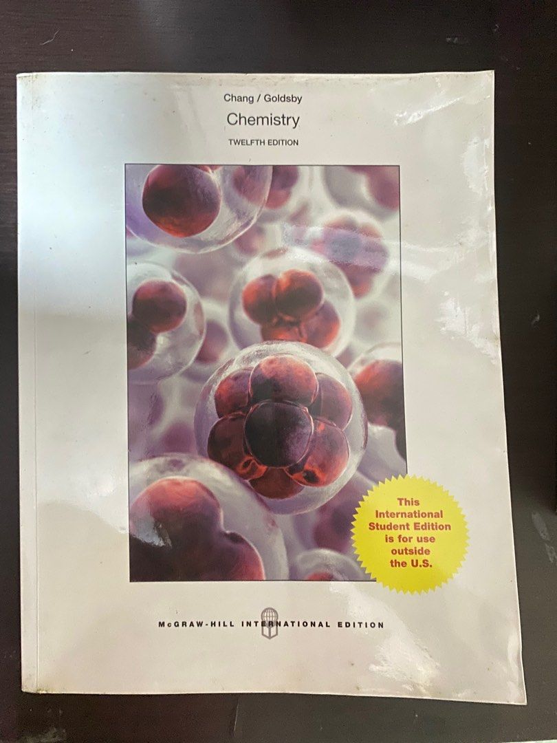Chemistry McGraw-Hill International Edition (12th edition) - Chang ...