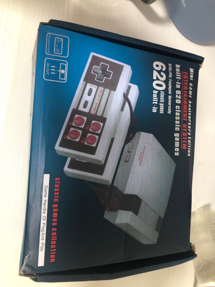 Classic Retro Game Console/Built-in 620 Classic Mini Video Game ...