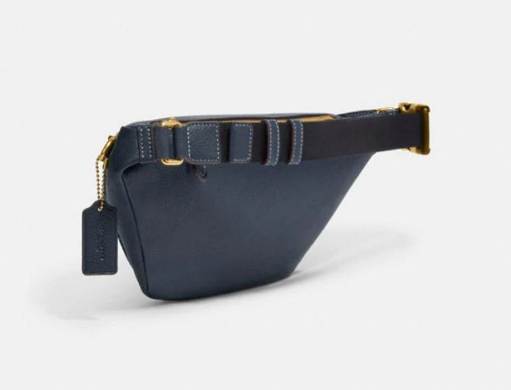 Coach Warren Belt Bag In Signature Chambray (Men Women Crossbody Sling ...