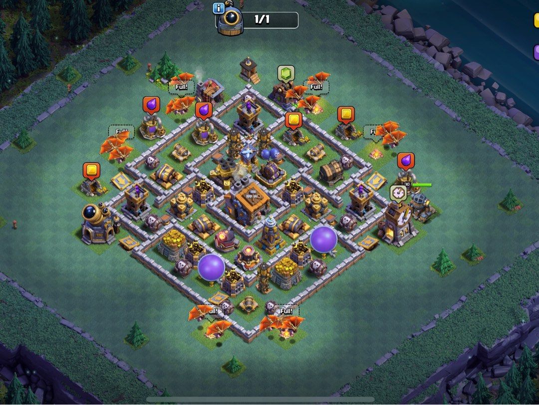 COC TH 15 fully maxed, Video Gaming, Gaming Accessories, In-Game ...
