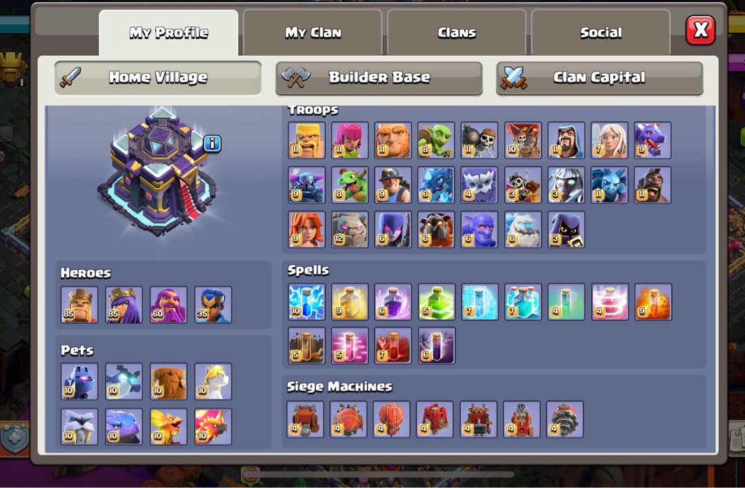 COC TH 15 fully maxed, Video Gaming, Gaming Accessories, In-Game ...