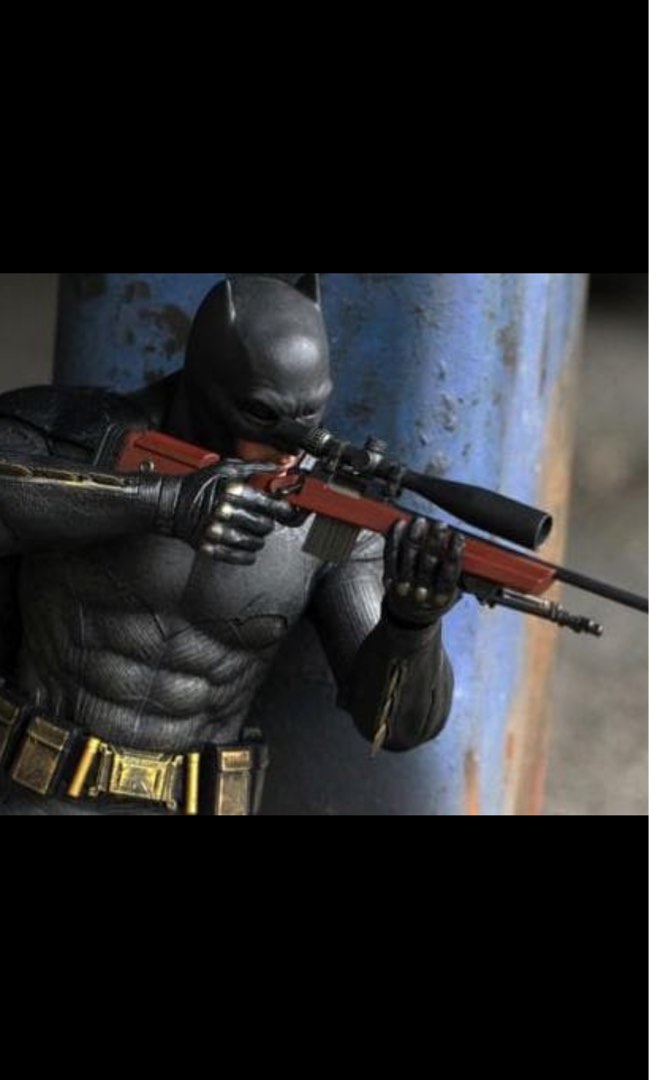 Copycat 1:6 Scale Sniper Rifle For Hot Toys Bvs Batman Putrisasa842, 興趣 ...